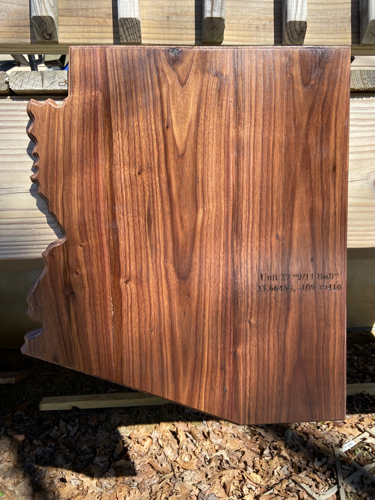 State Shaped Shoulder Mount Plaque - Etsy