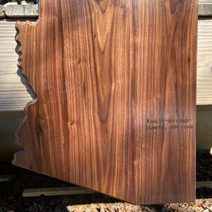 State Shaped Shoulder Mount Plaque - Etsy