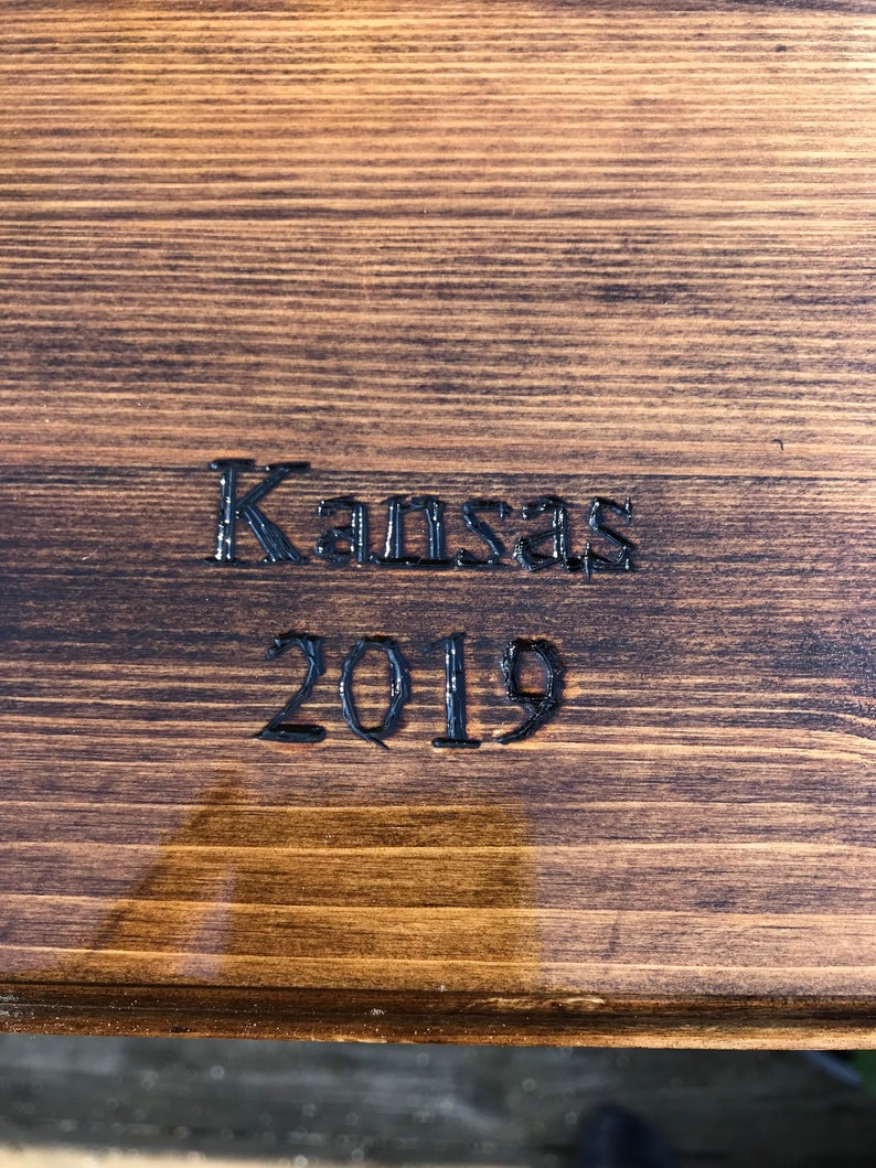 Wood Burned Text 25 Character Limit - Etsy