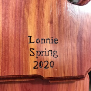 Wood Burned Text - 25 Character Limit - Etsy