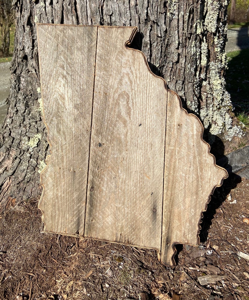 State Shaped Shoulder Mount Plaque - Etsy