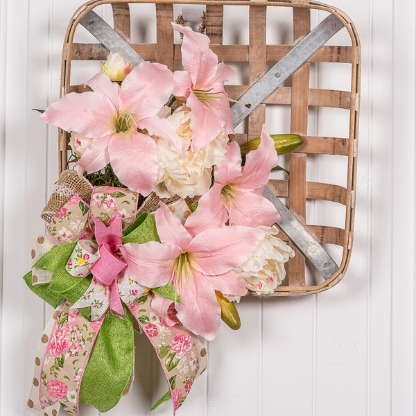 Tobacco Basket Wreath - Etsy