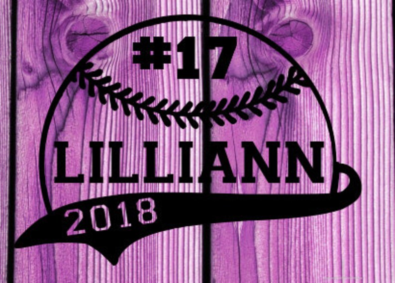 Baseball/softball SVG for Window Decals Spirit Wear - Etsy