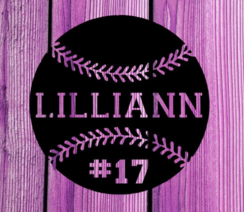 Baseball/softball SVG for Window Decals, Spirit Wear, Stickers, Shirts ...