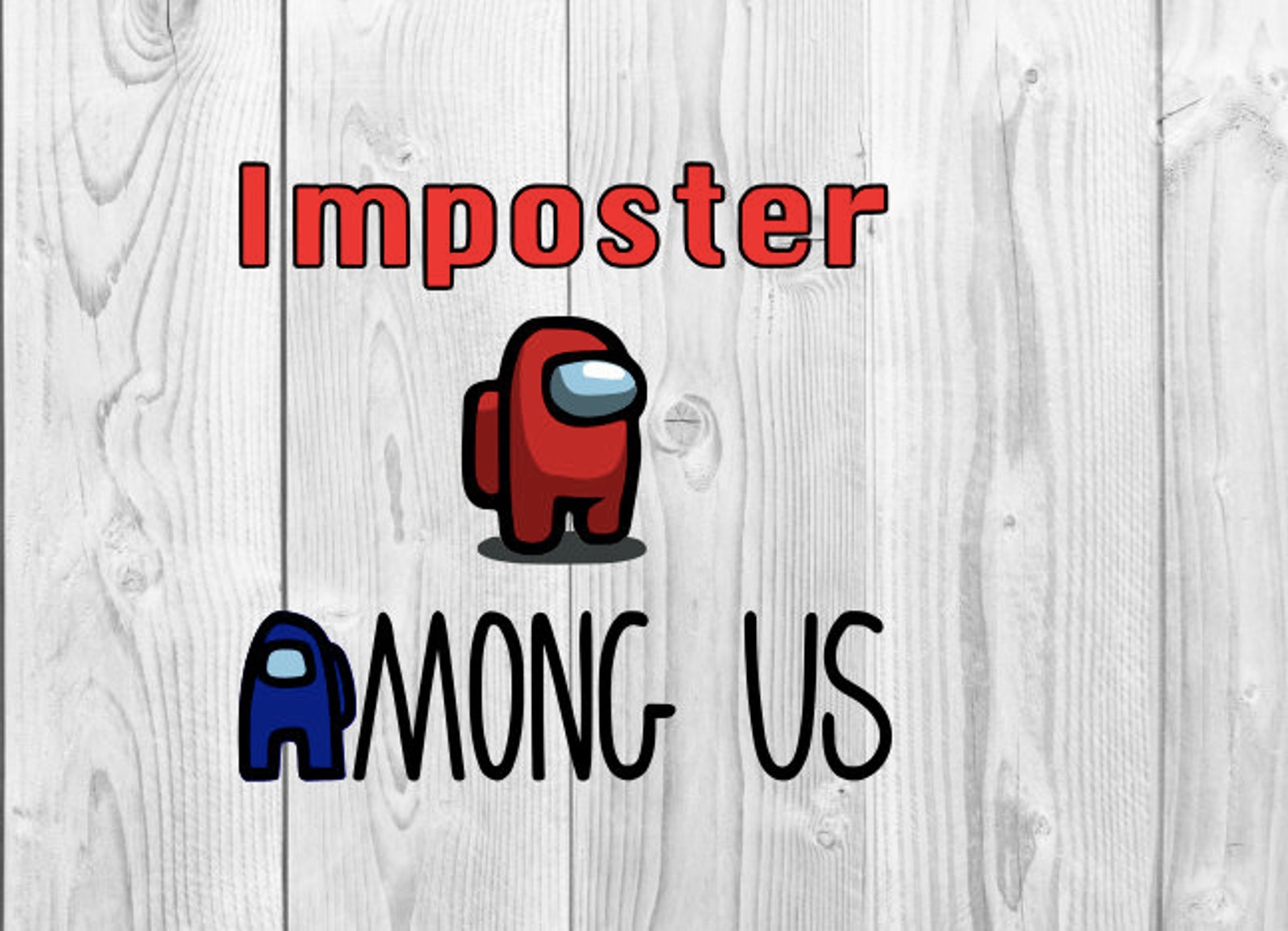 Among Us Imposter SVG | Etsy