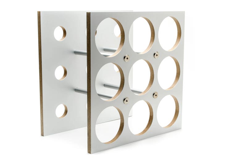 Modern/contemporary Square Tabletop Wine Rack/wine Storage - Etsy
