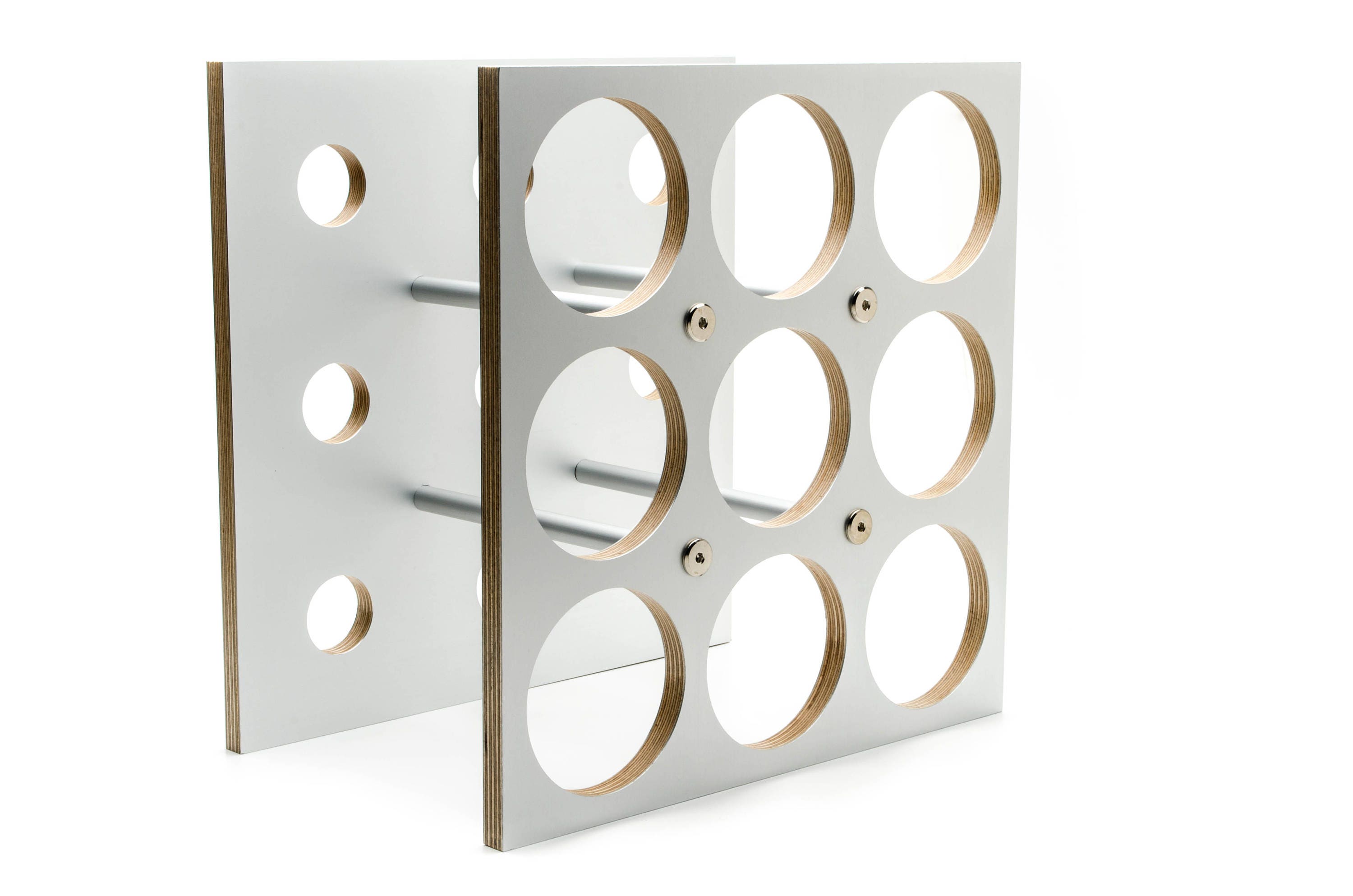 Modern/contemporary Square Tabletop Wine Rack/wine Storage - Etsy