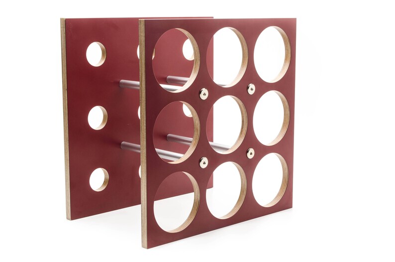 Modern/contemporary Square Tabletop Wine Rack/wine Storage - Etsy