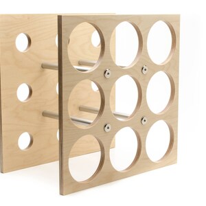 Modern/contemporary Square Tabletop Wine Rack/wine Storage - Etsy