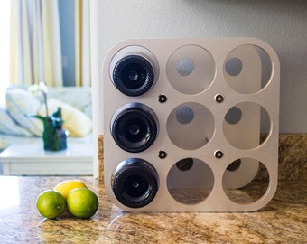 Modern/contemporary Square Tabletop Wine Rack/wine Storage - Etsy