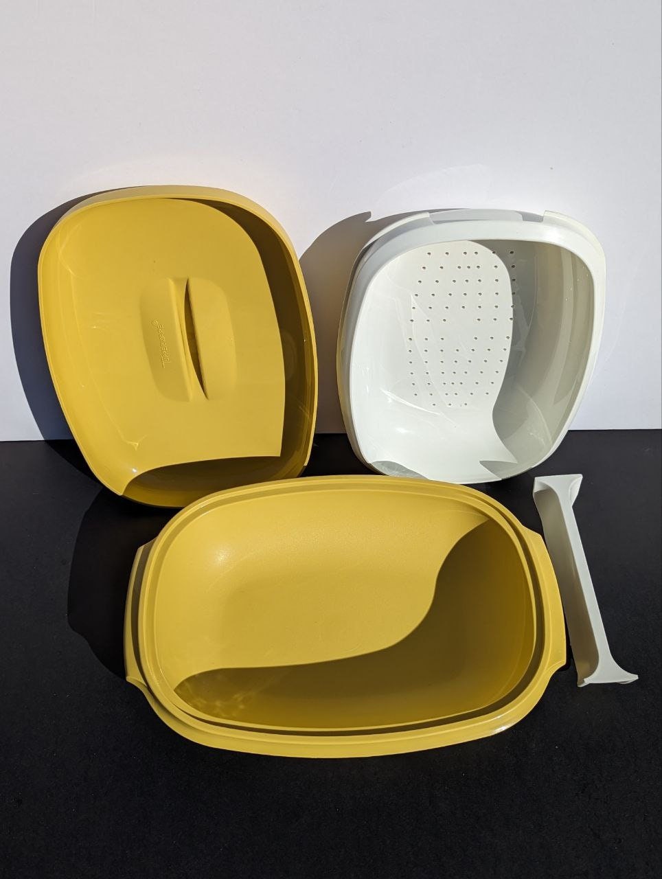 Vintage 1970's Tupperware Complete Harvest Gold Steamer Made in Canada ...