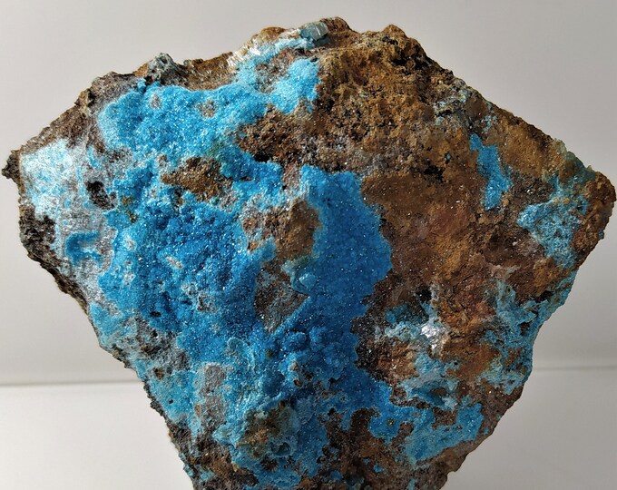 Serpierite Turquoise Blue Rare Specimen Greek Mineral Healing Stone - Etsy