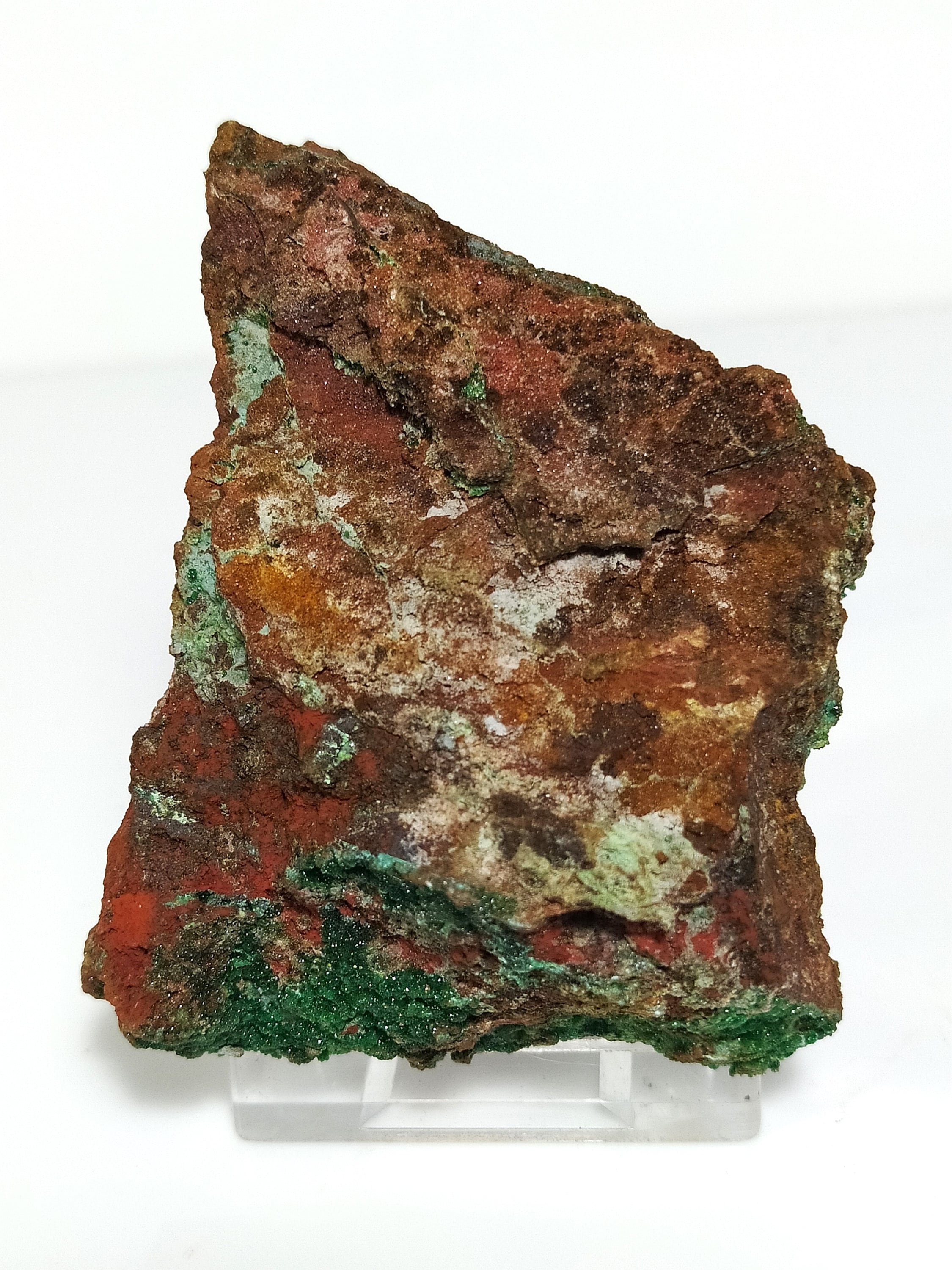 Cuprian Adamite to Limonitic Rocks, Greek Rare Mineral, Green Gifts ...
