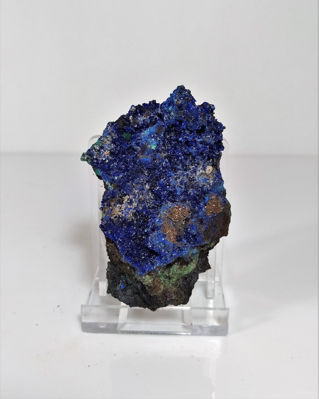 Azurite Crystal Flower of Blue - Etsy