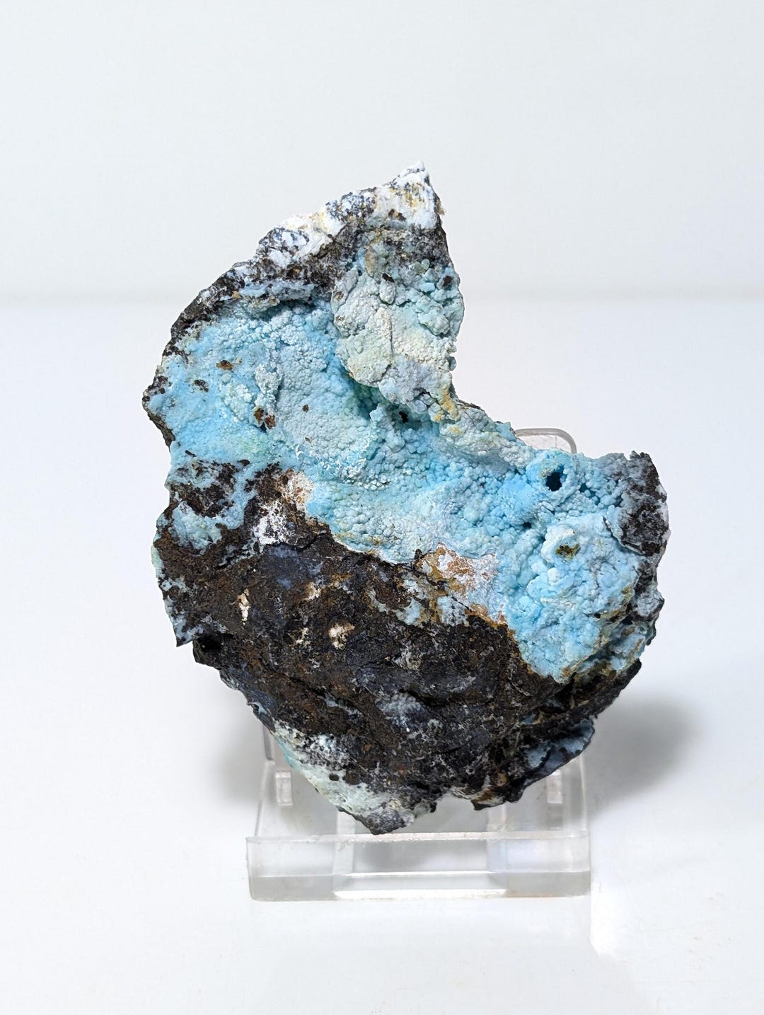 Gibbsite and Blue Allophane, Greek Mineral, Blue Gift ,raw Stone ...