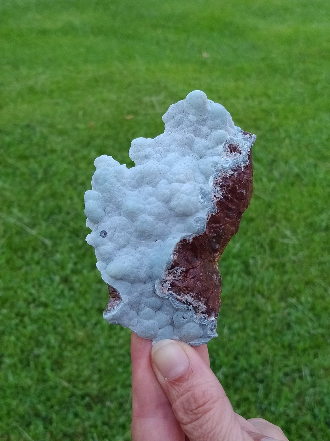 Smithsonite Botryoidal Blue Green on the Stone ,greek Mineral,raw Gift ...