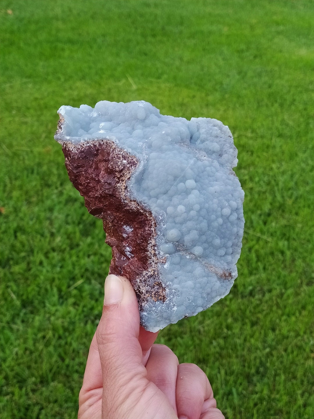 Smithsonite Botryoidal Blue Green on the Stone ,greek Mineral,raw Gift ...