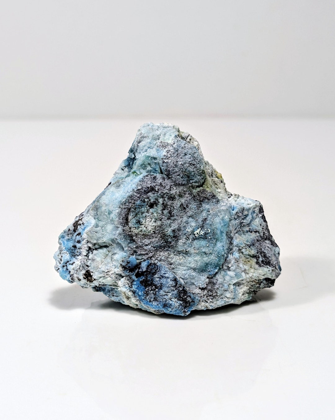 Gibbsite and Blue Allophane, Greek Mineral, Blue Gift ,raw Stone ...