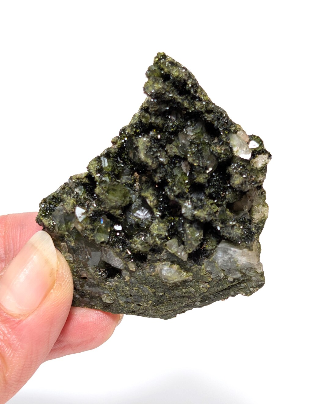 Epidote Crystals, High Quality,greek Mineral,geodes Specimen ,raw ...