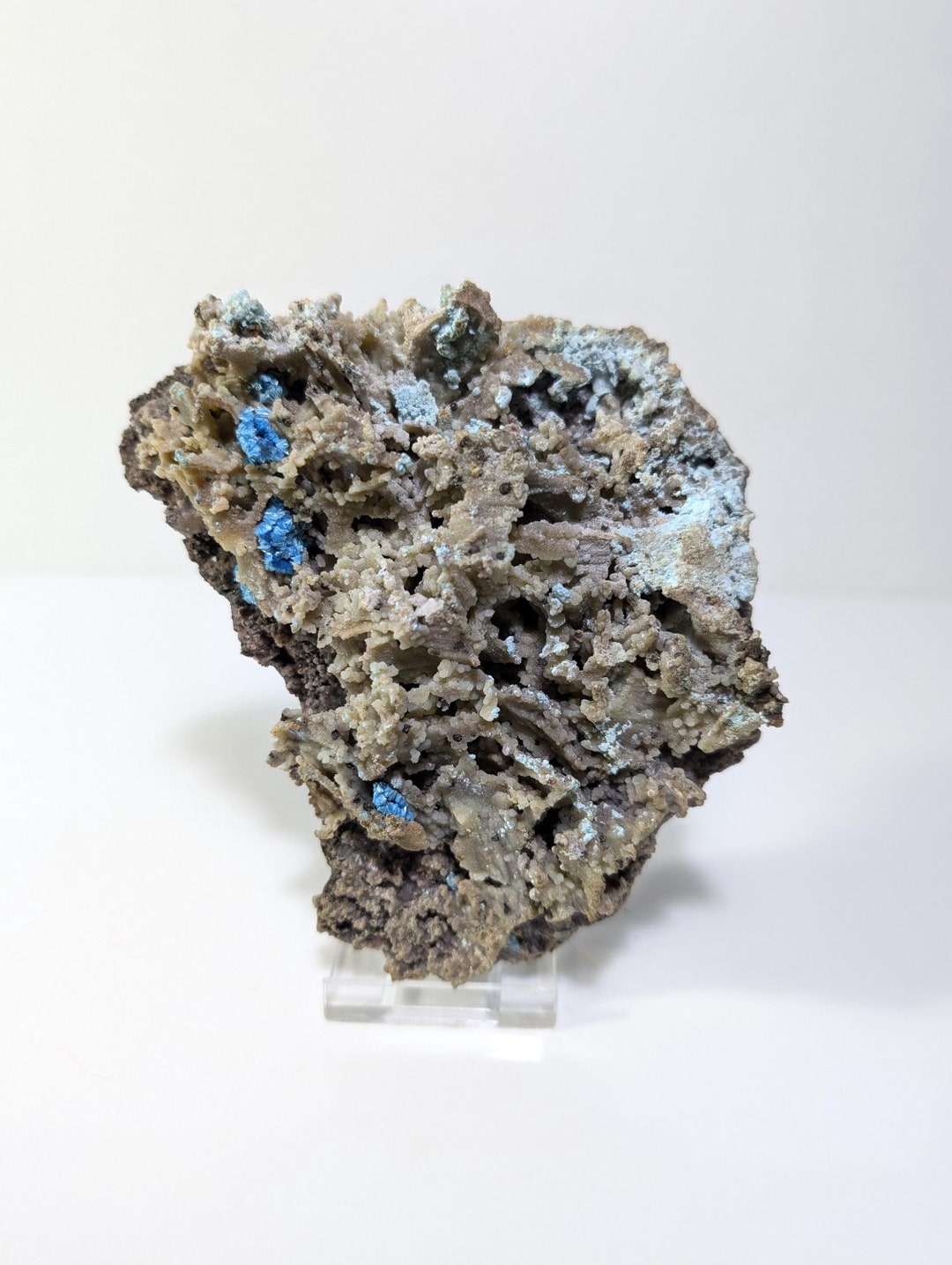 Blue Stone Serperite ,greek Mineral, Rare Gifts Raw Crystal ,blue Stone ...