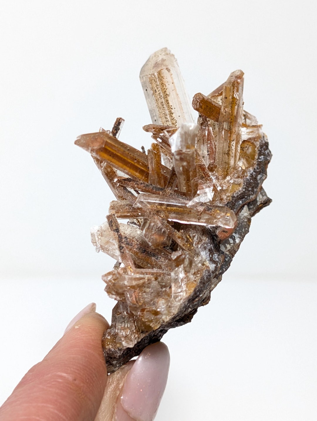Cluster of Selenite Crystal Rods,, Greek Mineral, Rare Gifts, Raw ...