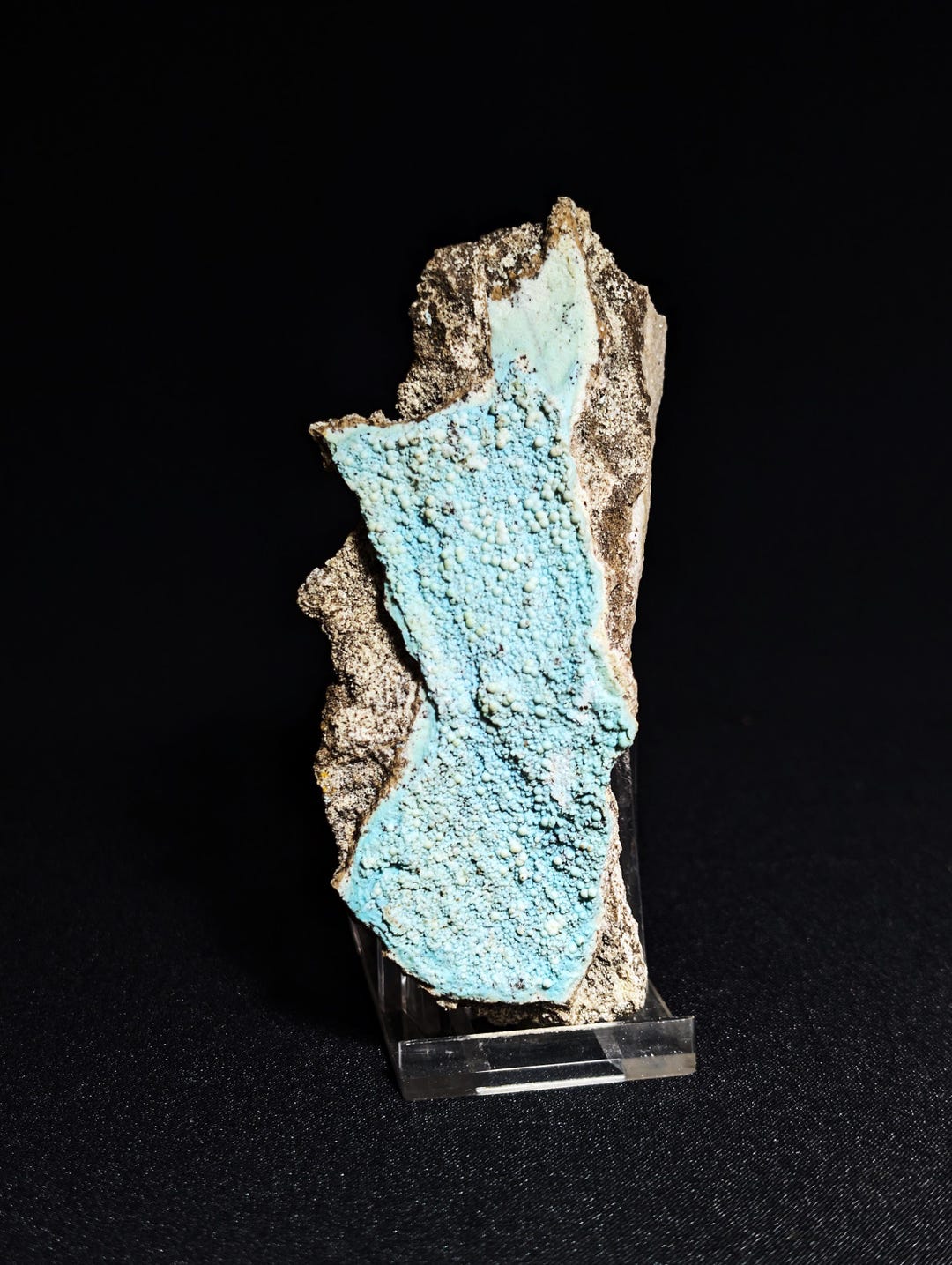 Glaucocerinite Crystals , Rare Specimen , Greek Mineral Blue Gift ,raw ...