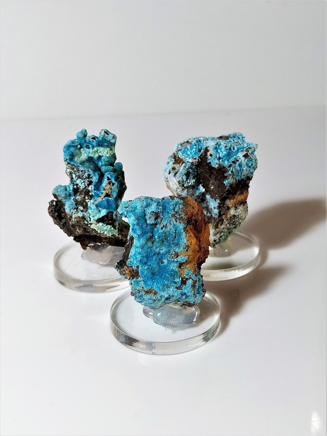 Turquoise Serpierite Specimen: Rare Greek Minerals Collection - Etsy