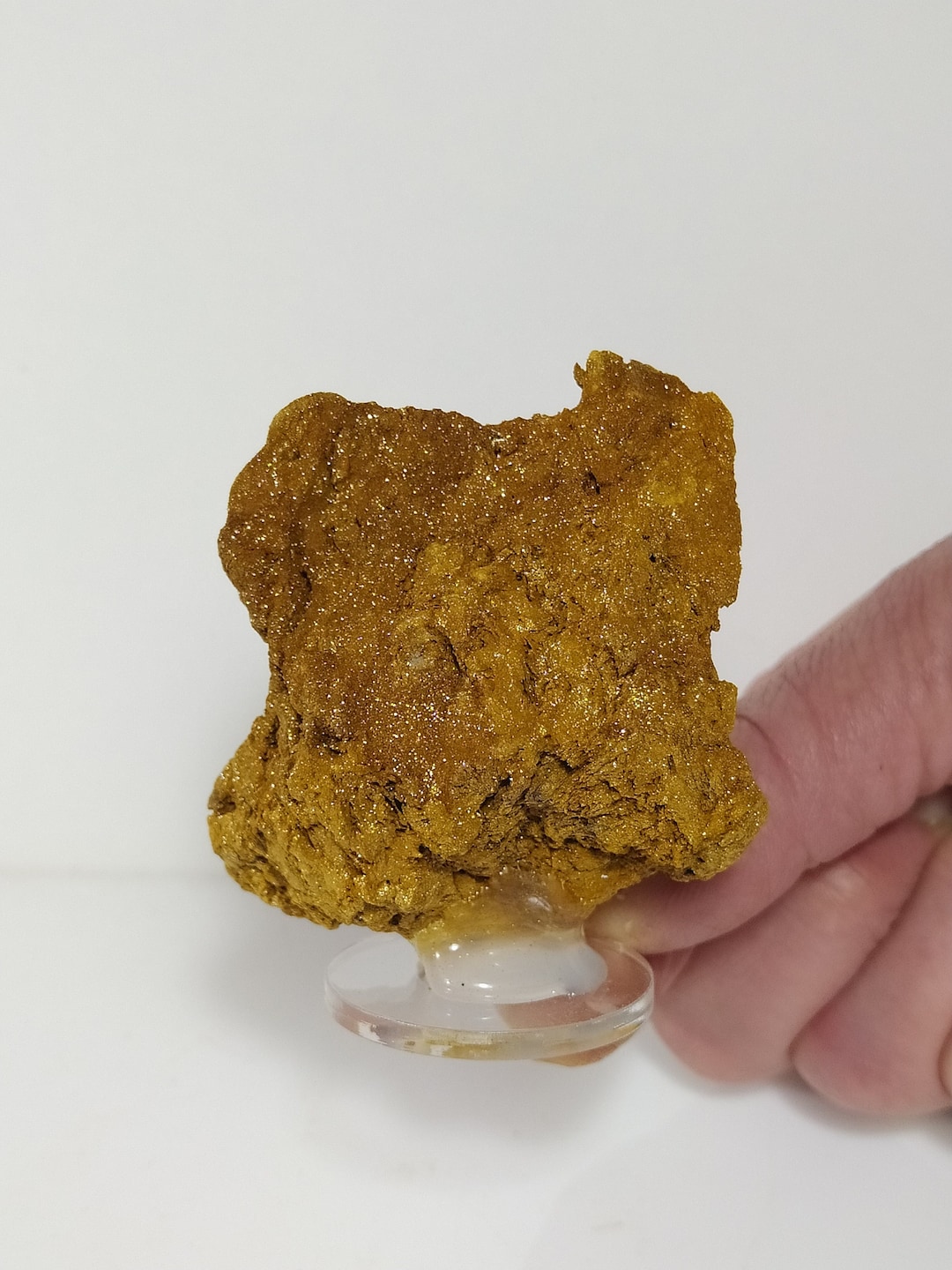 Golden Jarosite Natural Gold Crystals Healing Stone Cluster Rare Clear ...