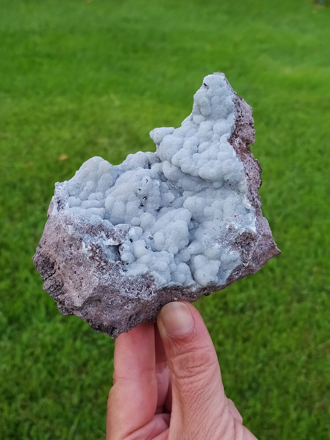 Smithsonite Botryoidal Blue Green on the Stone ,greek Mineral,raw Gift ...
