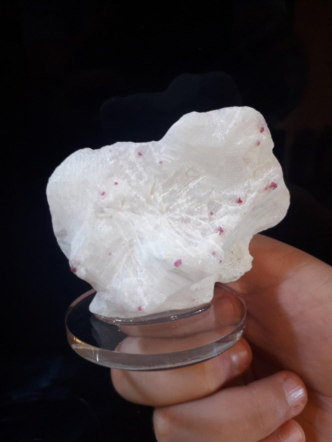 Spinel Red Crystal in Matrix, Greek Mineral, Healing Stone, Natural ...