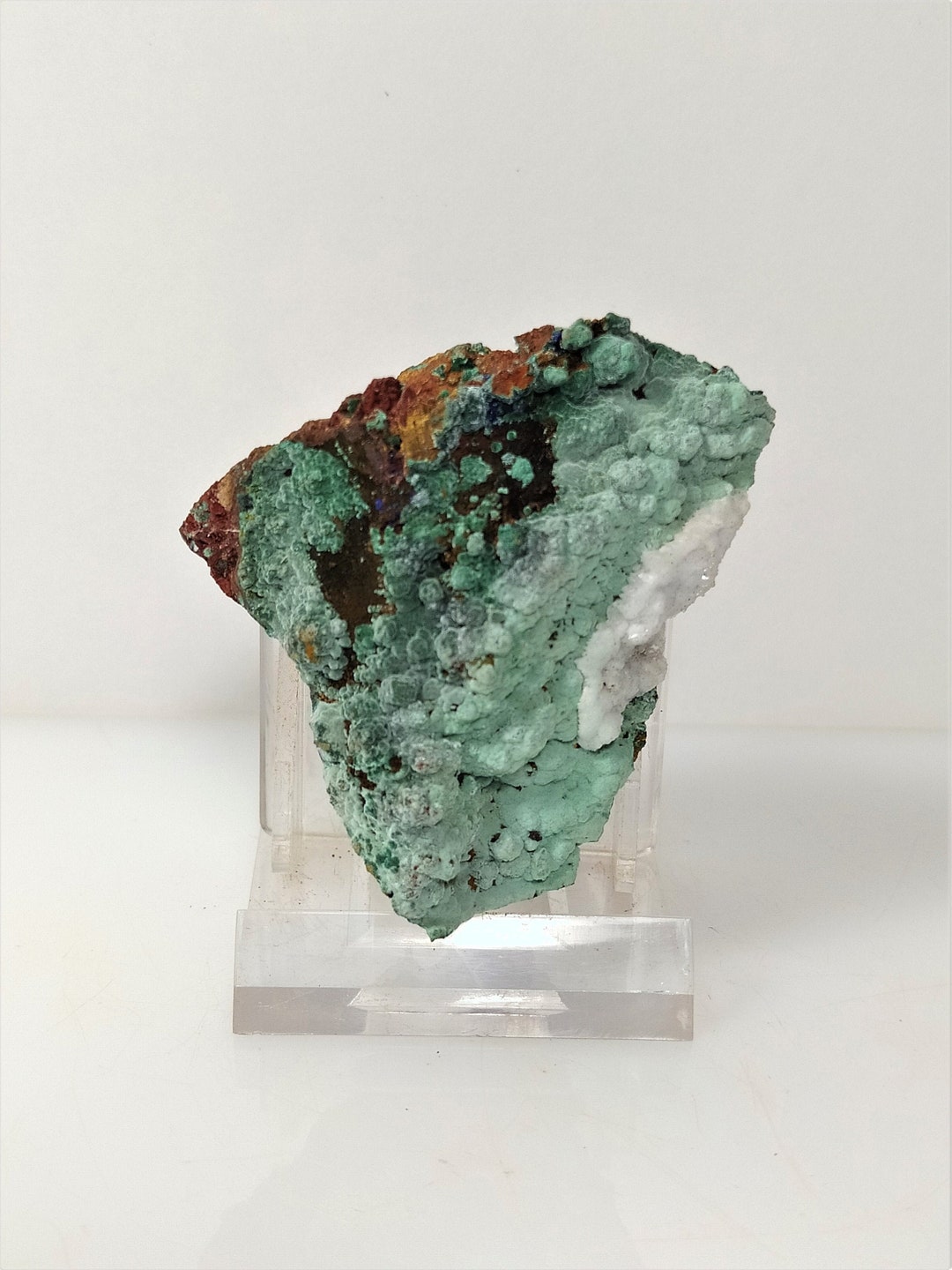 Malachite After Cuprite Rare Specimen Greek Mineral - Etsy