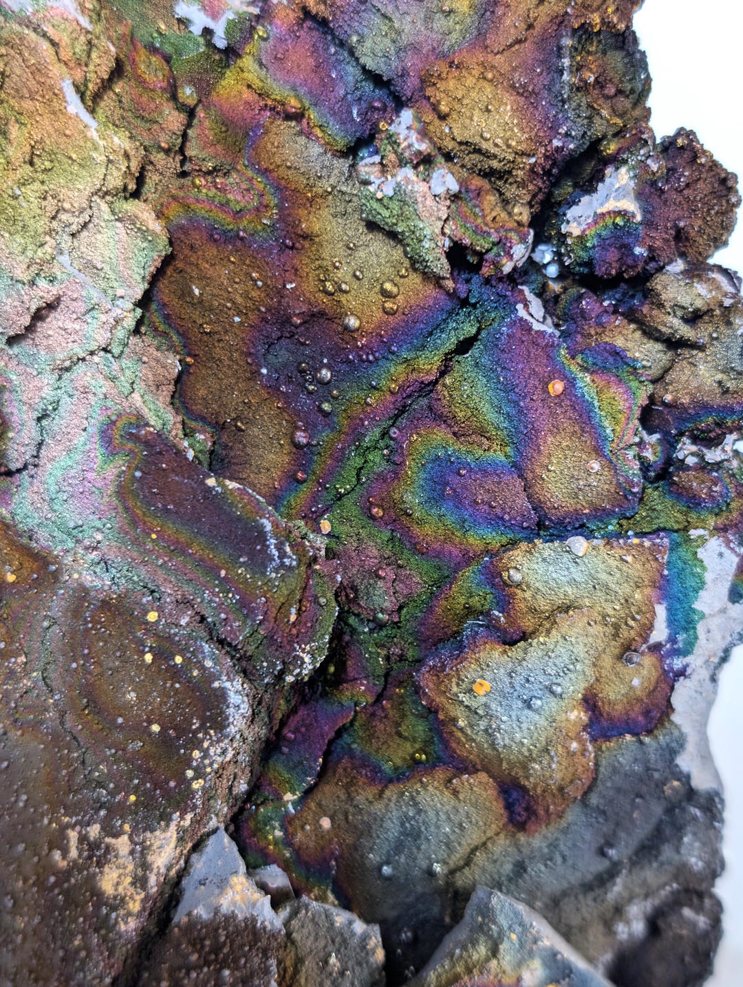 Iridescent Goethite Size Museum ,raw Specimens ,greek Rare Mineral ...