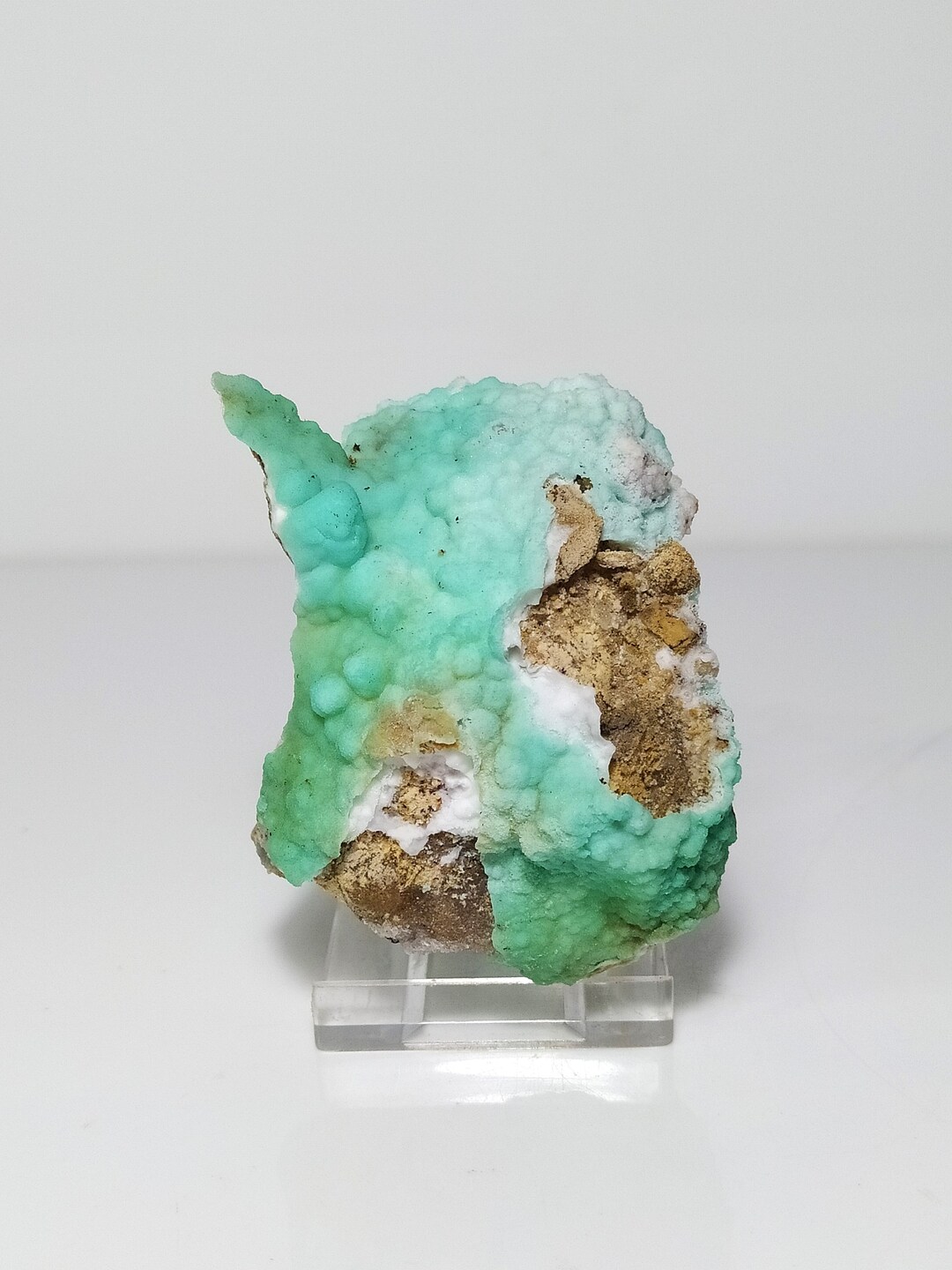 Light Green Cuprian Adamite in Stone , Greek Mineral ,rare Specimen ...