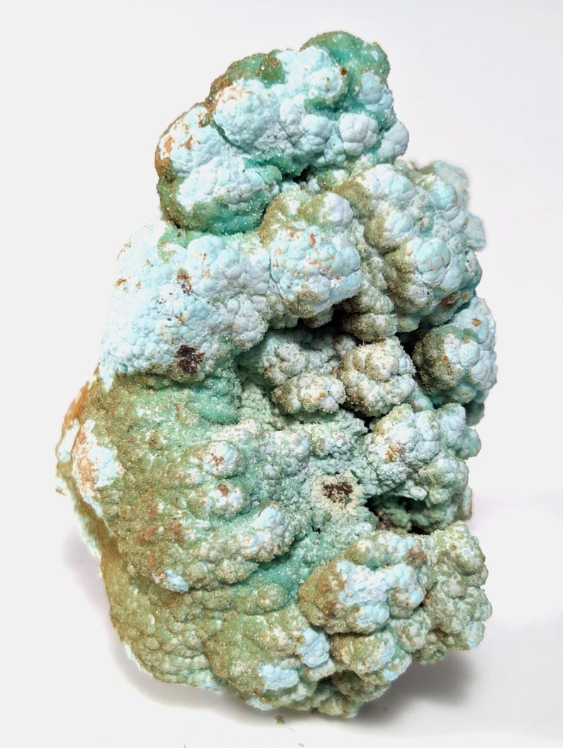 Light Green Cuprian Adamite in Stone , Greek Mineral ,rare Specimen ...