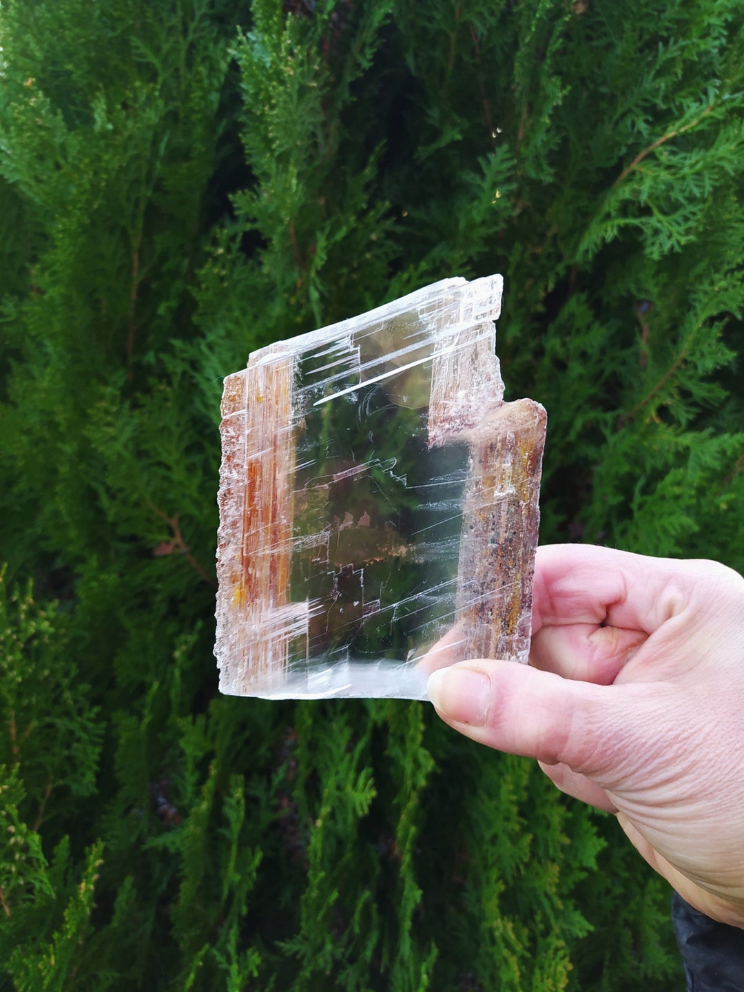 Selenite Crystal Greek Rare Mineral, Yellow Gifts, Raw Stone ,healing ...