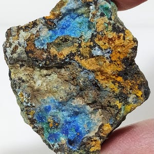 Greek Linarite A Rare Specimen, Greek Mineral, Raw Crystals, Linarite ...