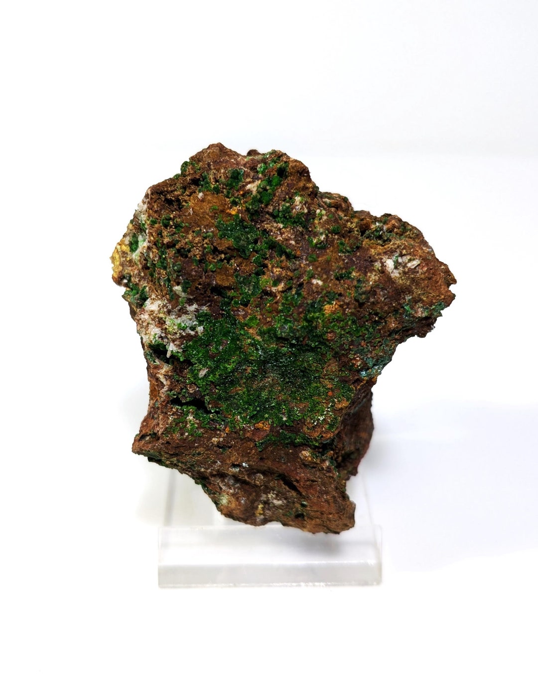 Rare Green Adamite Specimen, Red Limonitic Rock, Kamariza Mine - Etsy