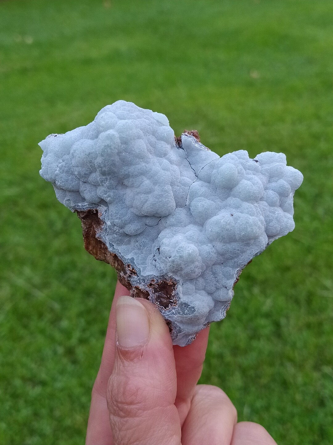 Smithsonite Botryoidal Blue Green on the Stone ,greek Mineral,raw Gift ...