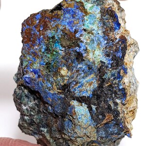 Greek Linarite A Rare Specimen, Greek Mineral, Raw Crystals, Linarite ...