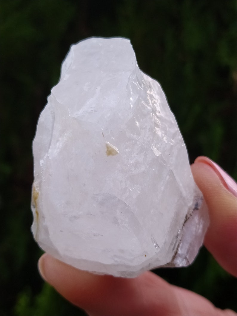 Raw White Calcite Crystal, Greek Mineral Specimen. - Etsy