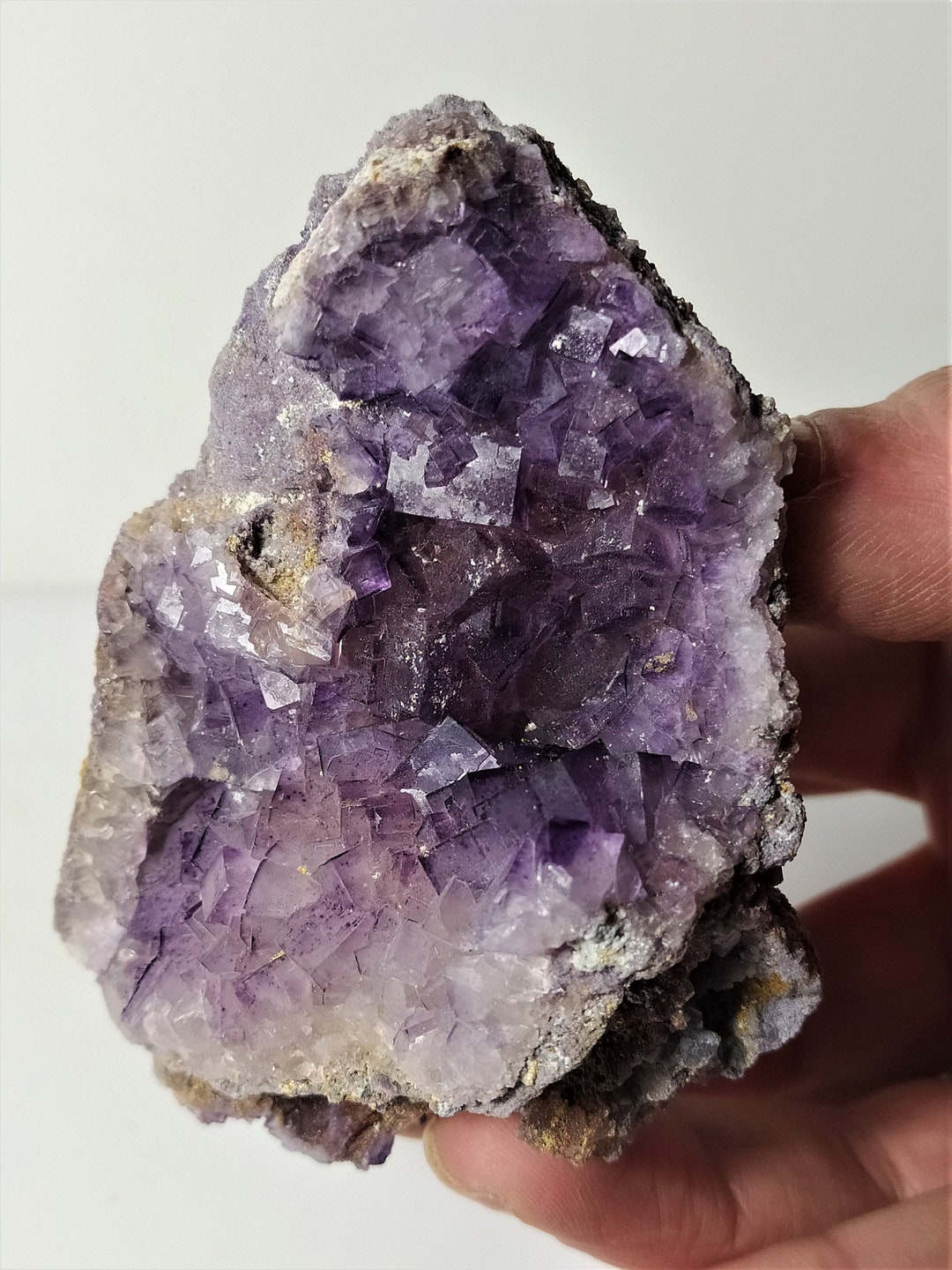 Fluorite Purple Healing Crystals Greek Minerals - Etsy