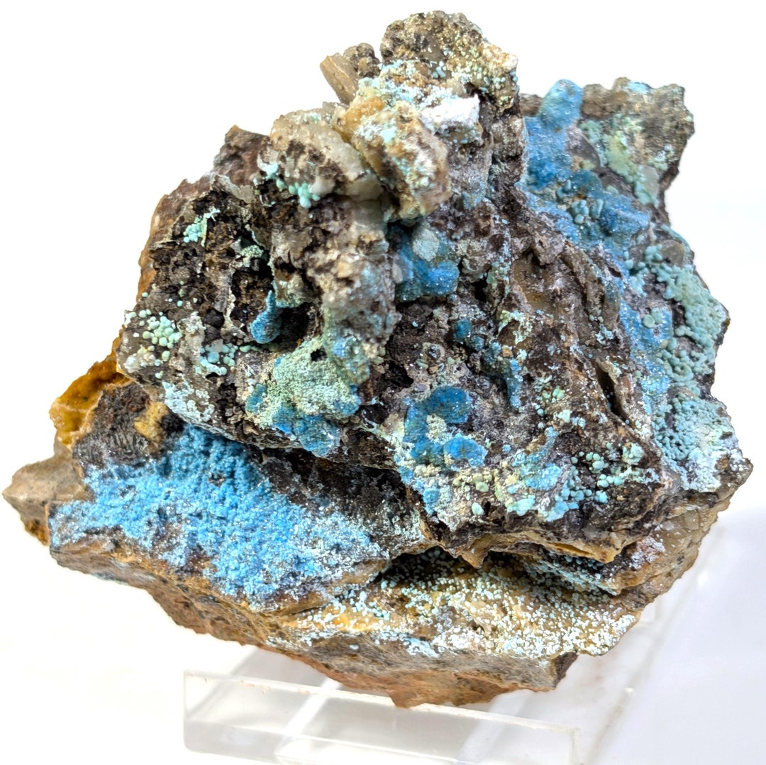 Blue Serpierite Mineral Specimen, Greek Raw Rock, Healing Crystals - Etsy