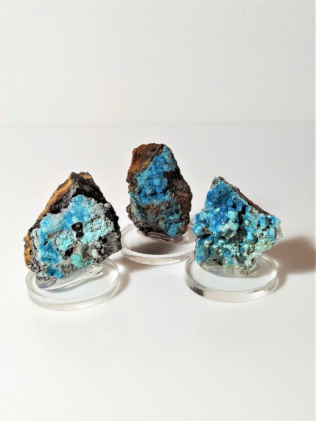 Turquoise Serpierite Specimen: Rare Greek Minerals Collection - Etsy