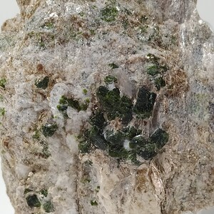 Viridine Crystals on a Feldspar-quartz-muscovite Matrix / Variety ...