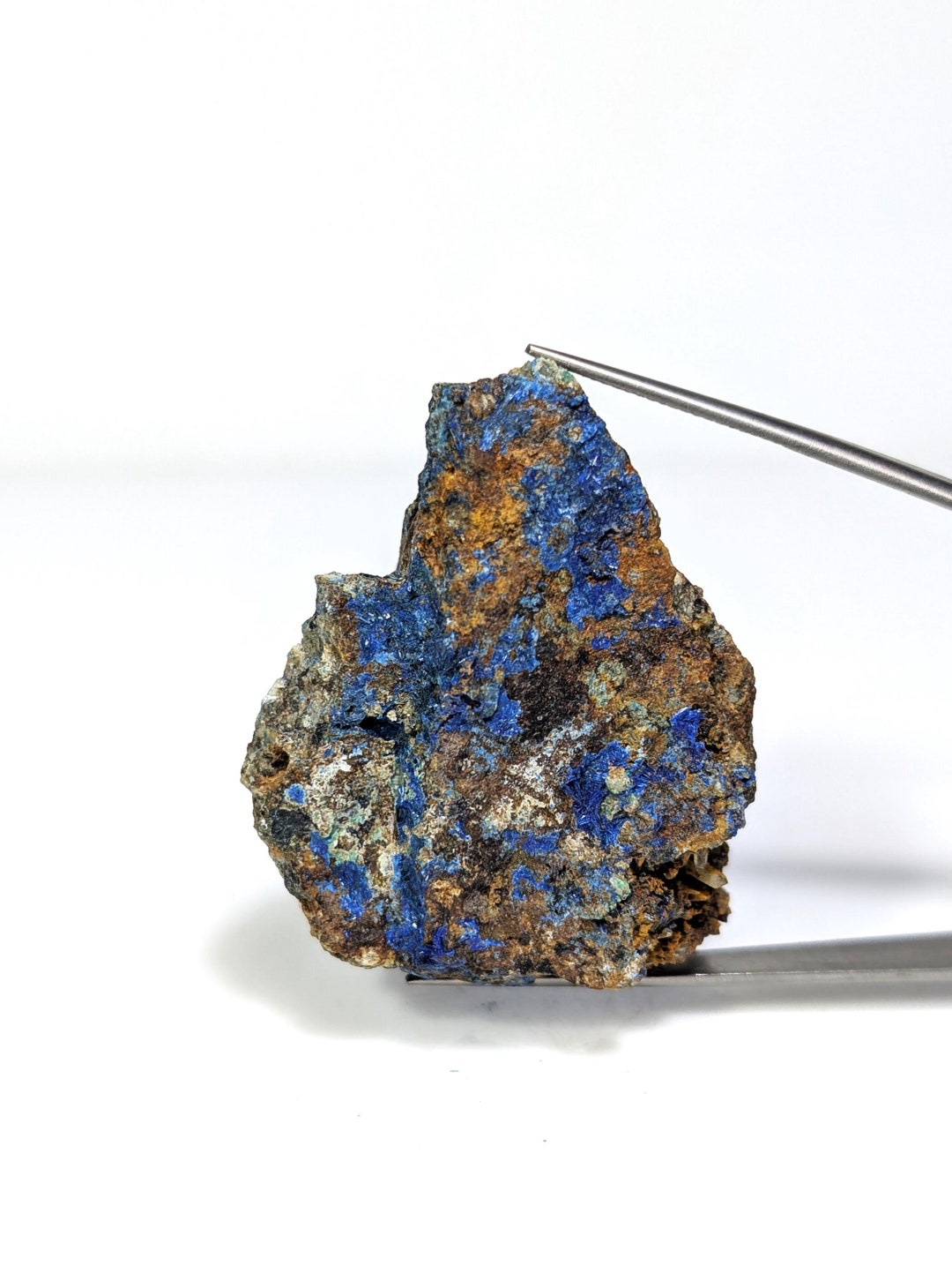 Greek Linarite Specimen, Raw Azure Blue Crystals, Healing Stone - Etsy