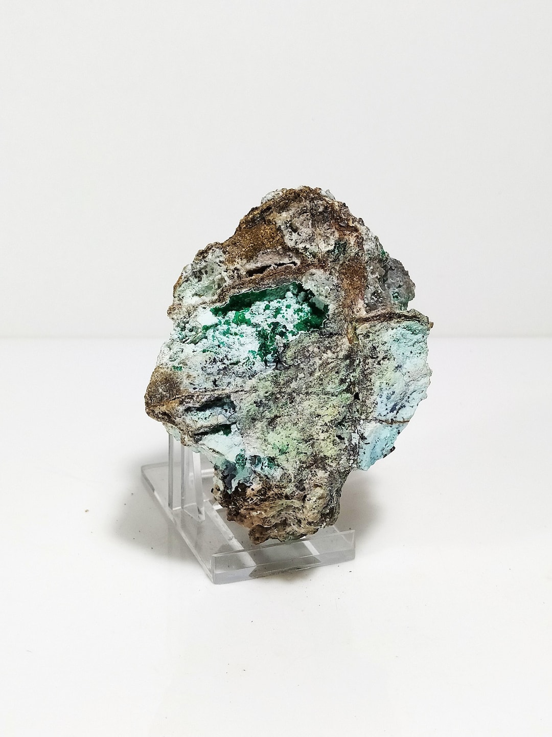 Sky Blue Gibbsite on Matrix, Greek Mineral, Blue Gift ,raw Stone ...