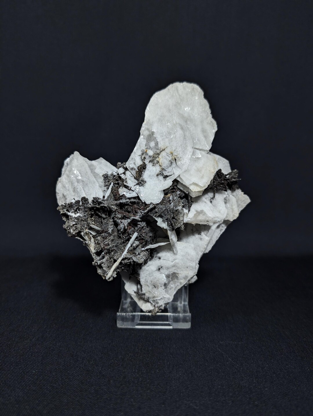 Greek Barite Specimen, White Crystal, Raw Mineral, Paliokamariza Mine ...