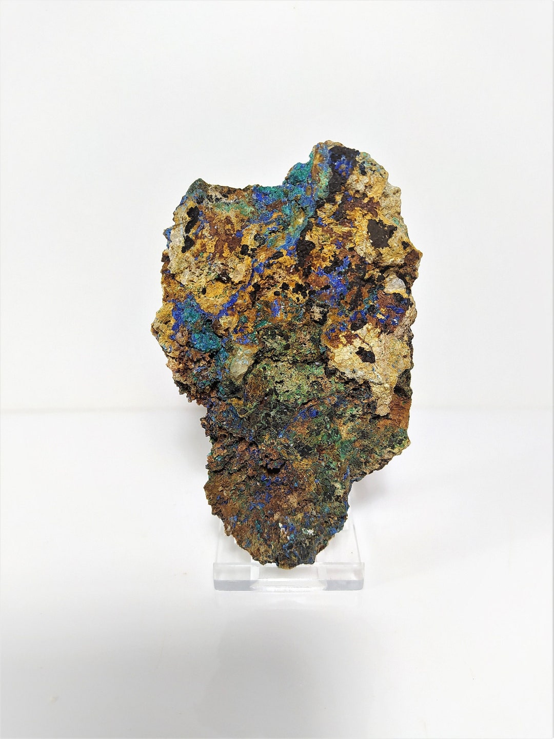 Greek Linarite A Rare Large Specimen Raw Crystals Linarite Healing - Etsy