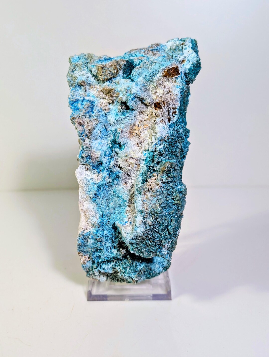 Devilline, Very Rare Specimen,museum Size, Greek Mineral,green-blue ...