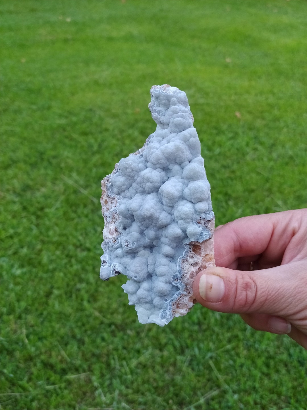 Smithsonite Botryoidal Blue Green on the Stone ,greek Mineral,raw Gift ...